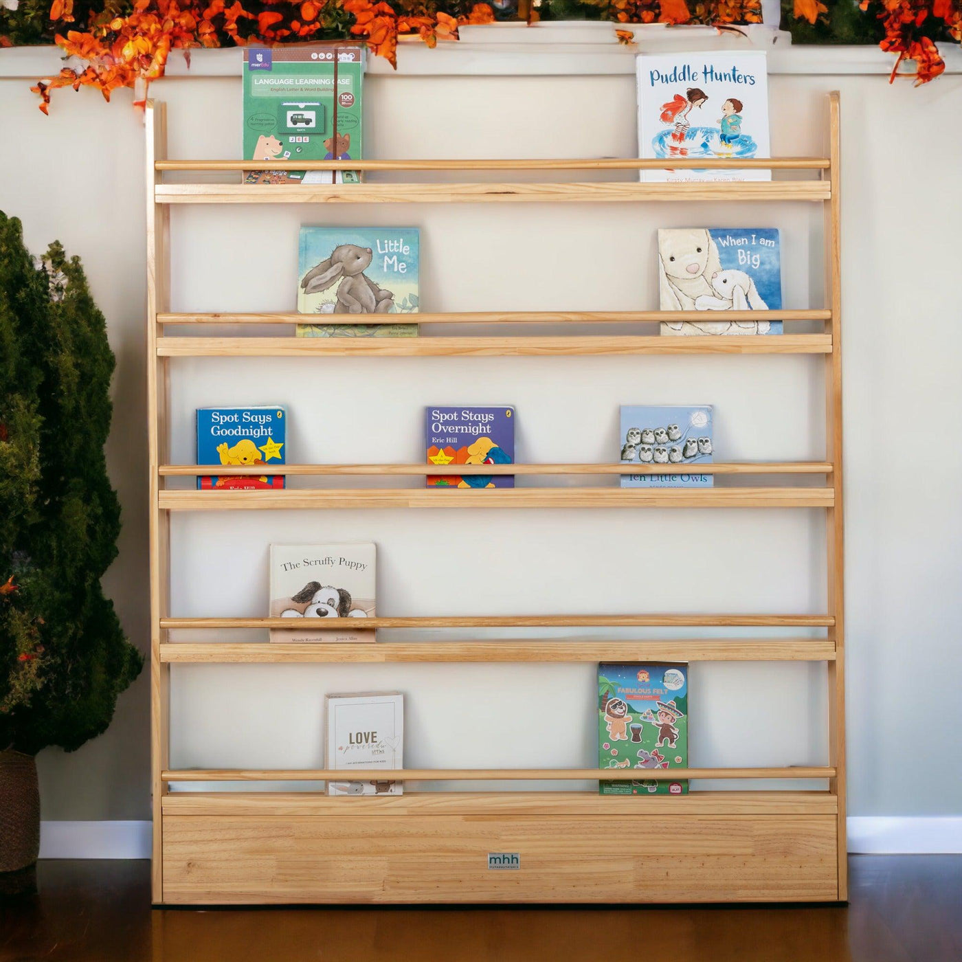 Little Readers Wall Shelf - Keep Your Kids' Books Organized | My Happy ...