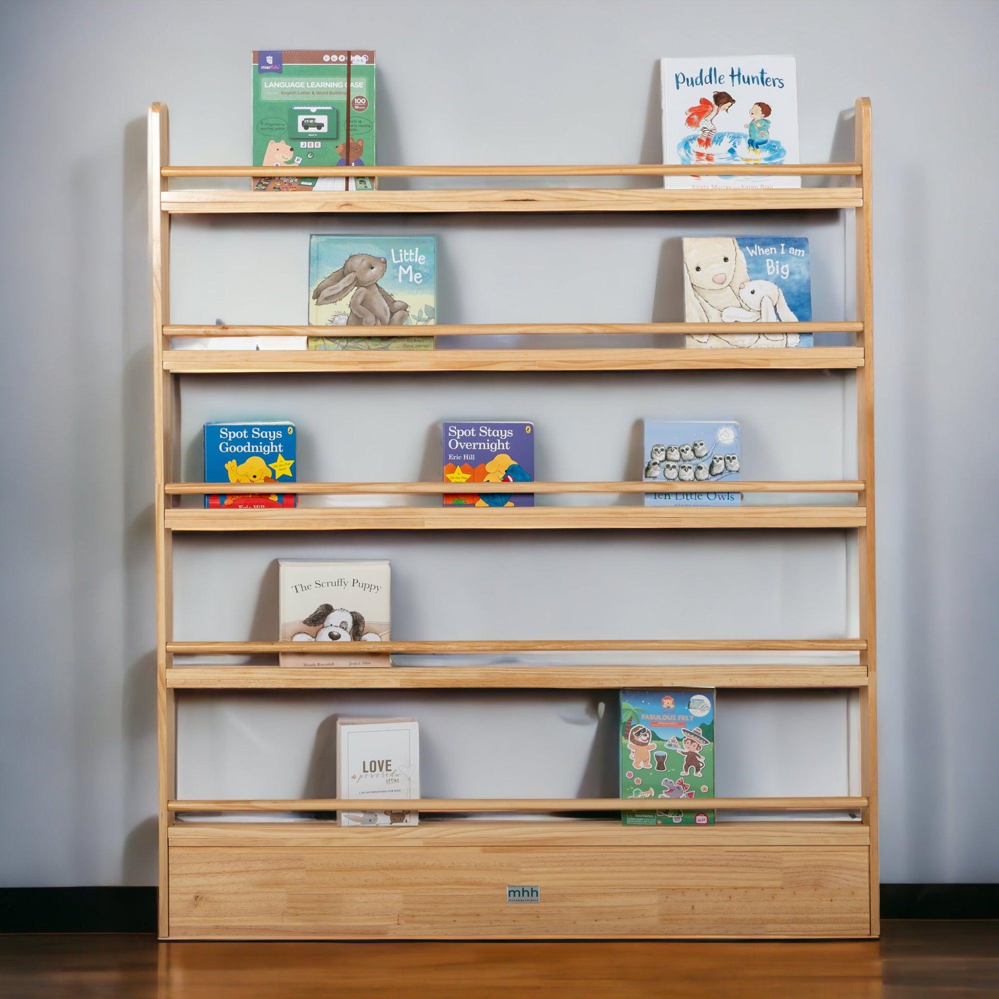 Little Readers Wall Shelf - Keep Your Kids' Books Organized | My Happy ...