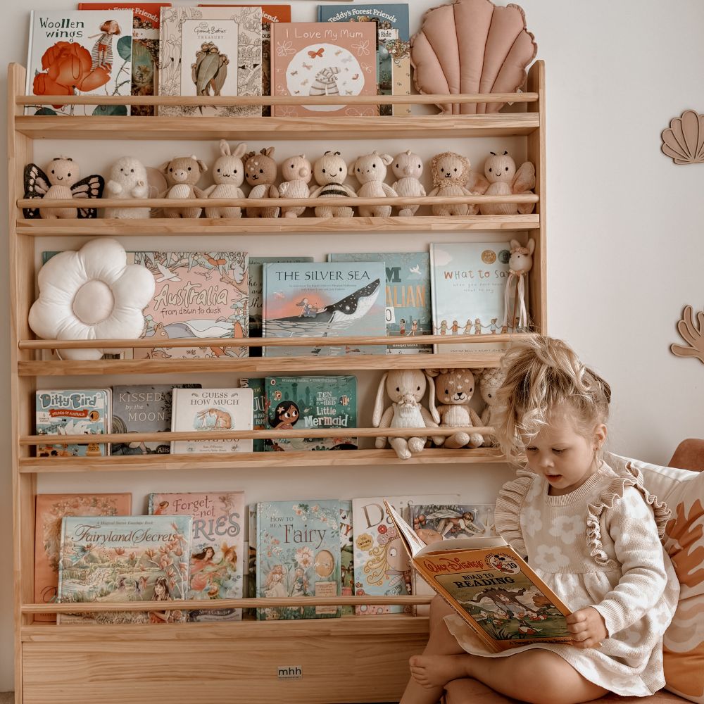 Little Readers Wall Shelf - Keep Your Kids' Books Organized | My Happy ...